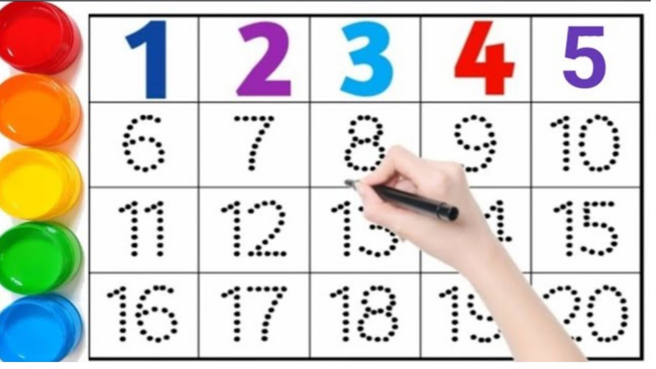 One two three |1 to 100 counting |123,123 Numbers |learn to count ...