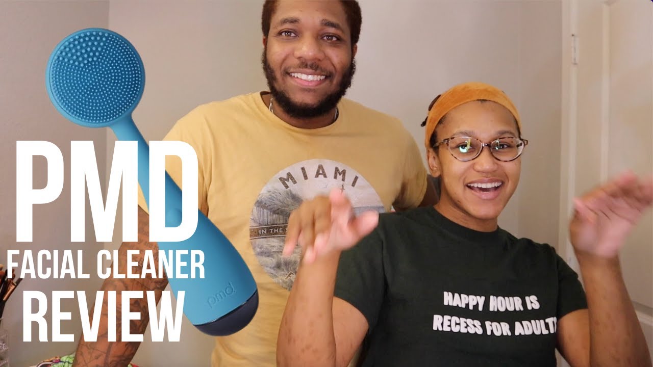 PMD Clean Facial Cleansing Device Review / Silicone Face Brush / Combo ...