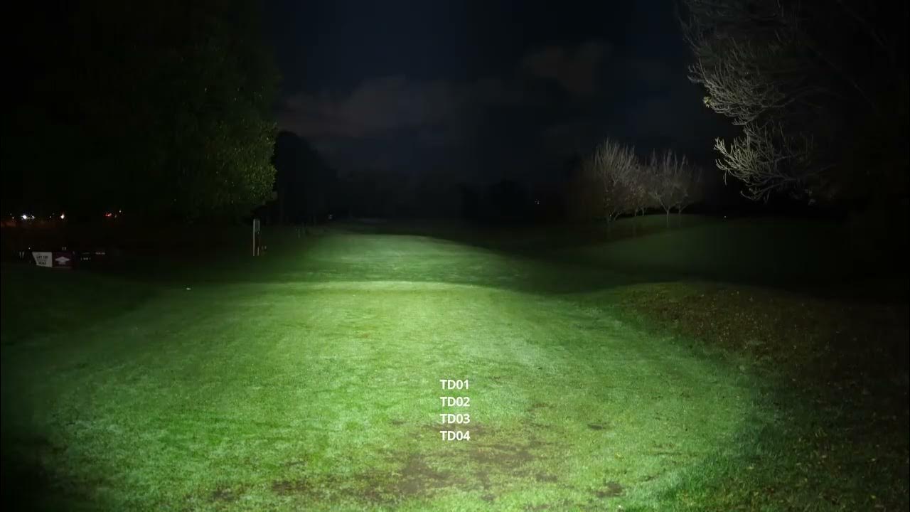 Beamshots: Wurkkos TD01, TD02, TD03, TD04 - YouTube