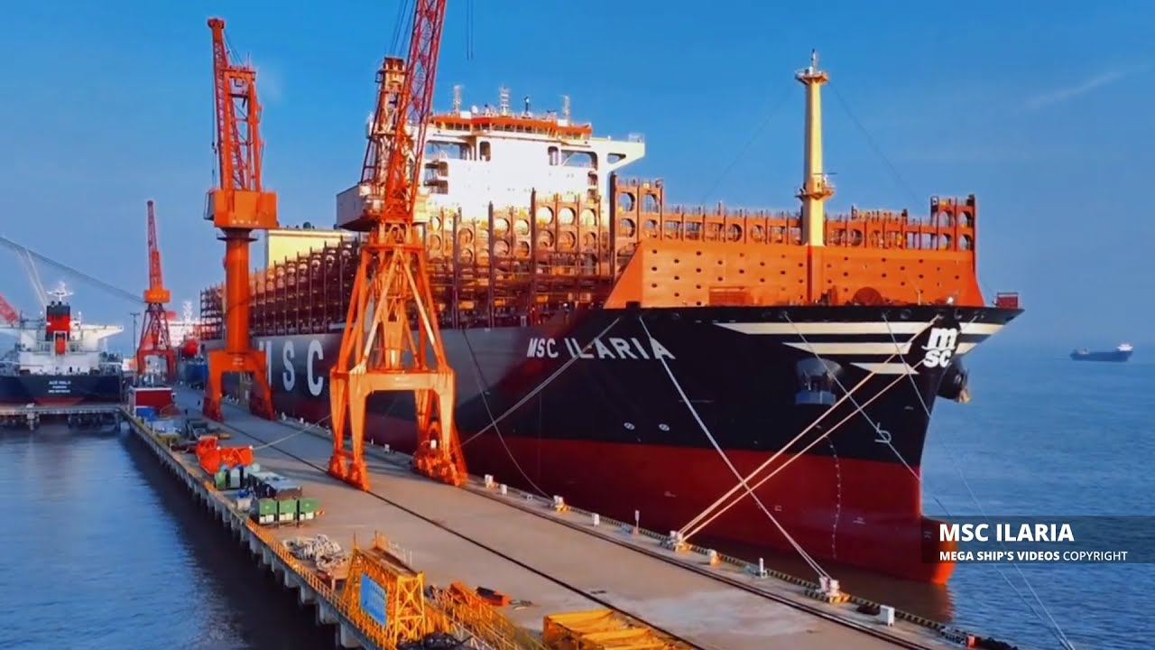 MSC Ilaria | new build container vessel capacity 16000 TEU - YouTube