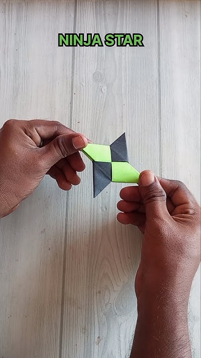 NINJA STAR ORIGAMI TUTORIAL HOW TO MAKE NINJA STAR CRAFT| STEP BY STEP ...