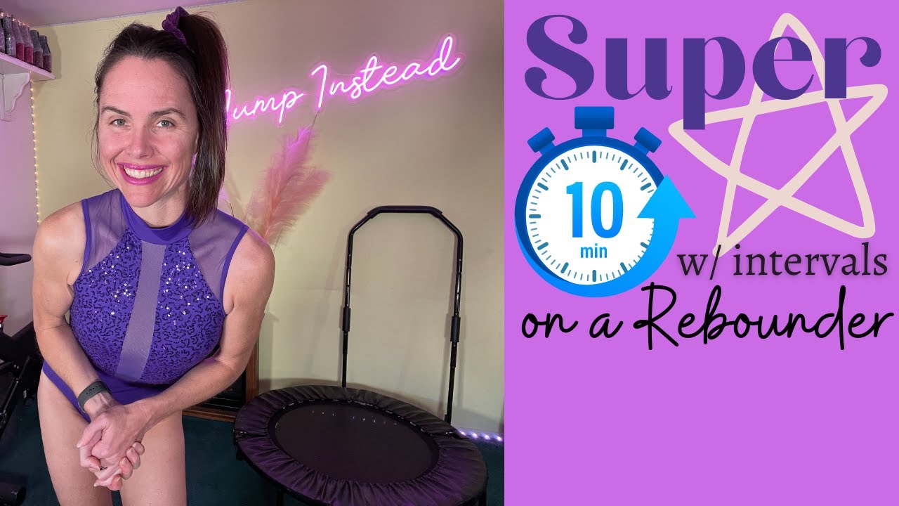 10 Min | Interval SUPER STAR Routine | Cellerciser Rebounder Low Impact ...
