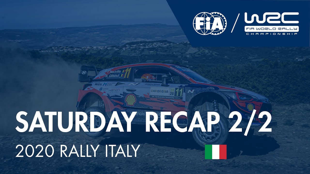 WRC - 2020 Rally Italy - Saturday 2/2 - YouTube