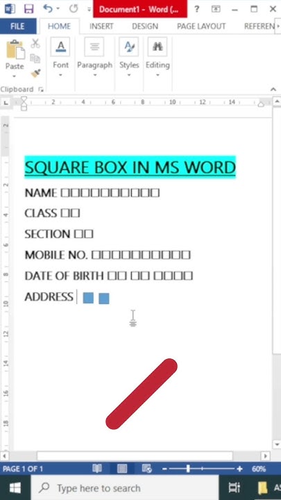 Create Box in MS Word in 1 Minute| Beginner’s Guide #msword #mswordshortcuts #microsoftoffice # ...