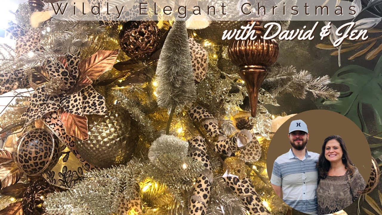 Wildly Elegant/Animal Print Christmas Tree: How To Decorate a Beautiful ...