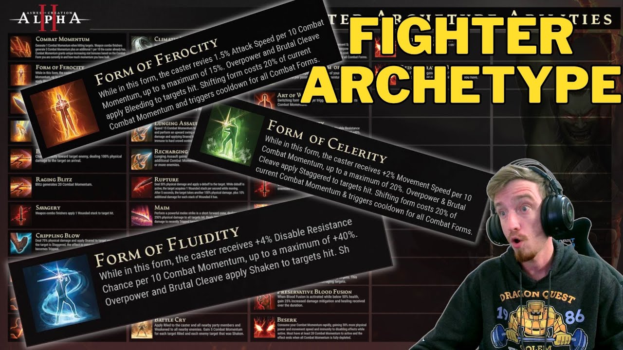 Reading the Fighter Archetype Abilities for the First Time! Ashes of ...