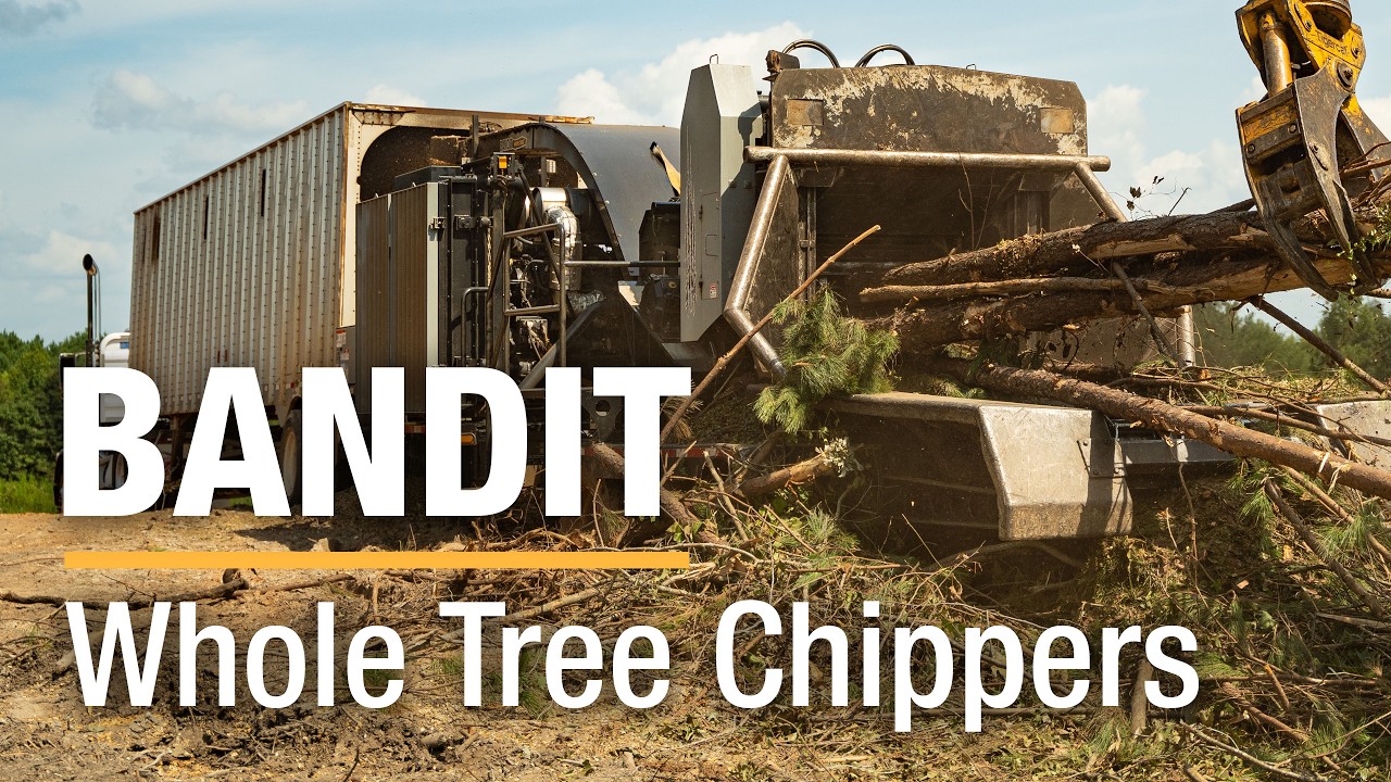 BANDIT'S Full Whole Tree Chipper Lineup: The most powerful tree-eating ...