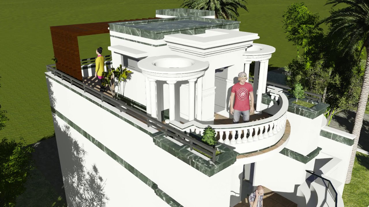 COMPACT Mini Mansion Design - YouTube