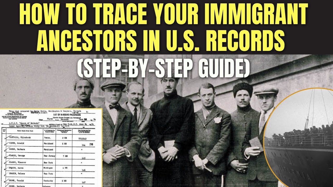 How to Trace Your Immigrant Ancestors in U.S. Records (Step-by-Step ...