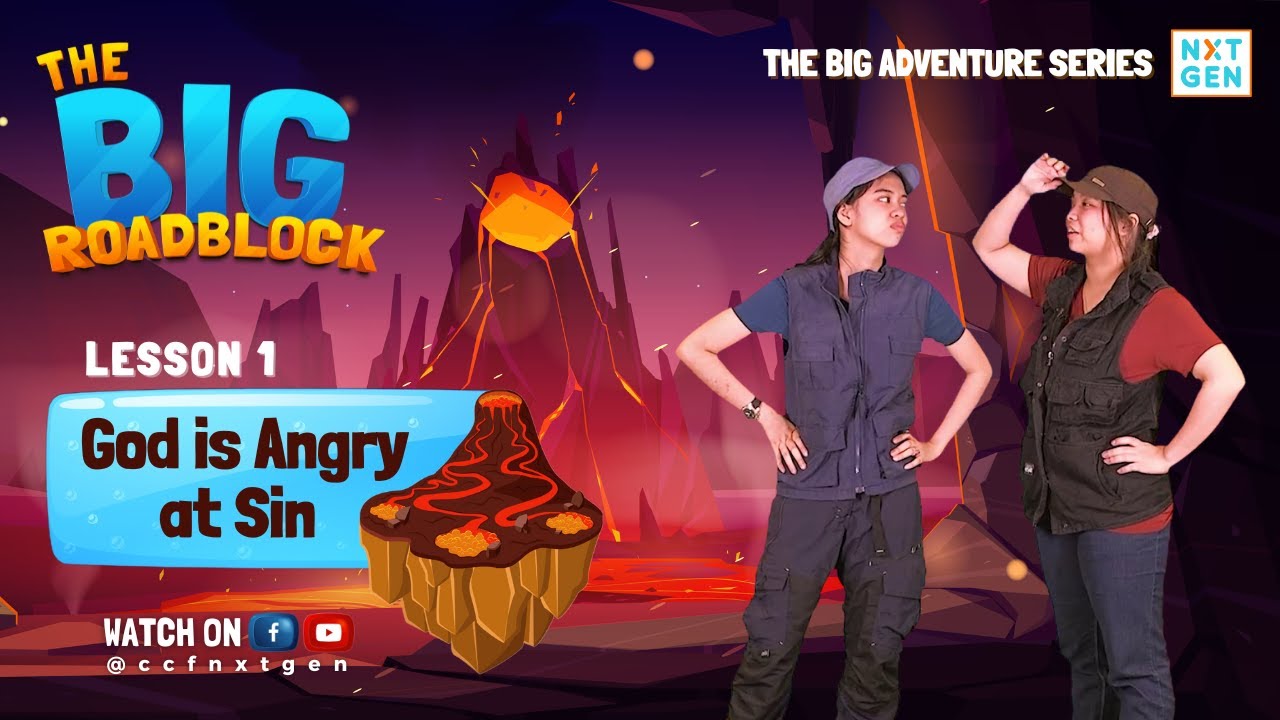 The Big Roadblock - Lesson 1: God is Angry at Sin (ages 4-12) - YouTube