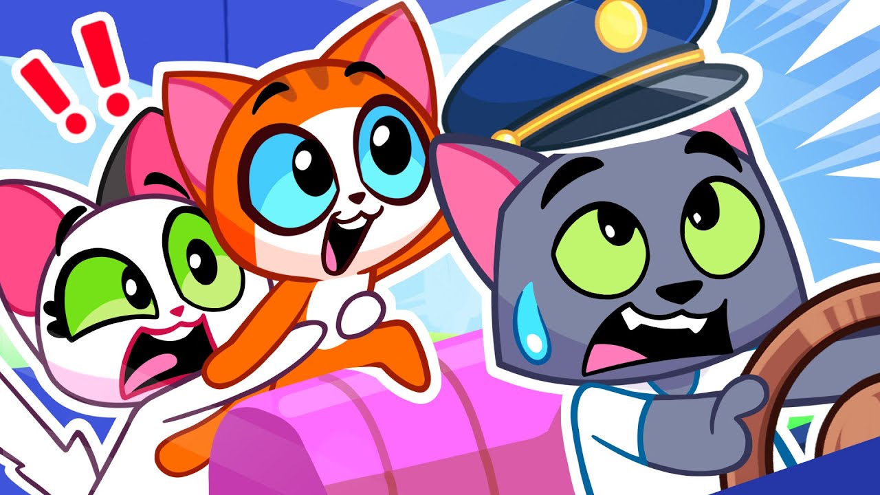 🚘 Are We There Yet Song 🎵 In the Car Stories for Kids by Purr Purr 😻 ...