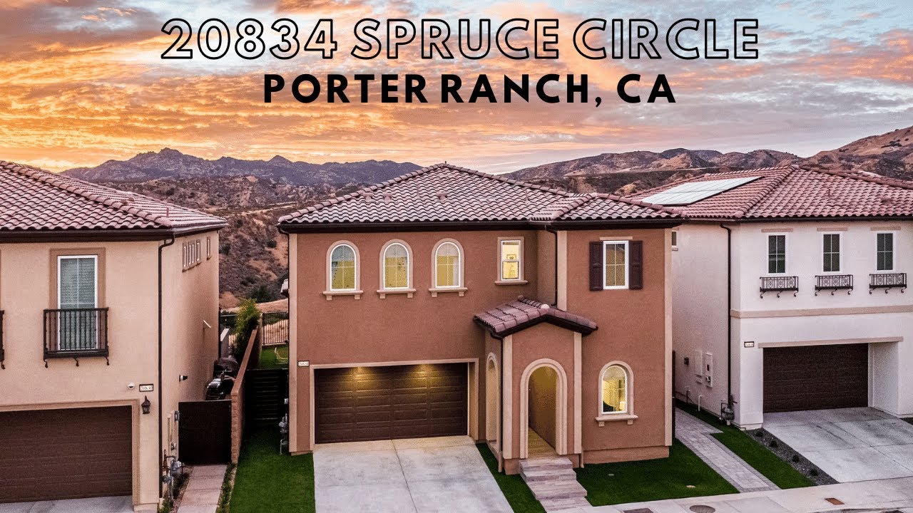 The Canyons at Porter Ranch Stunning View House! - YouTube