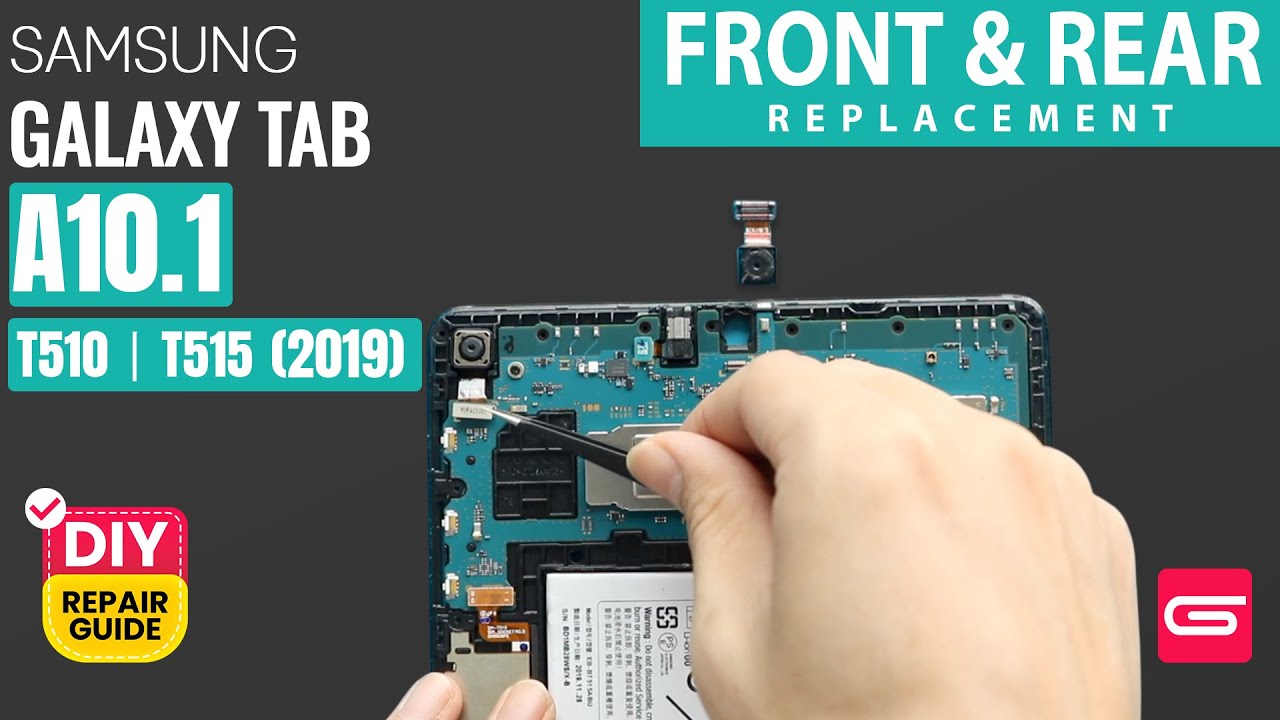 Samsung Galaxy Tab A 10.1 Camera Replacement | T510 T515 - Front & Rear ...
