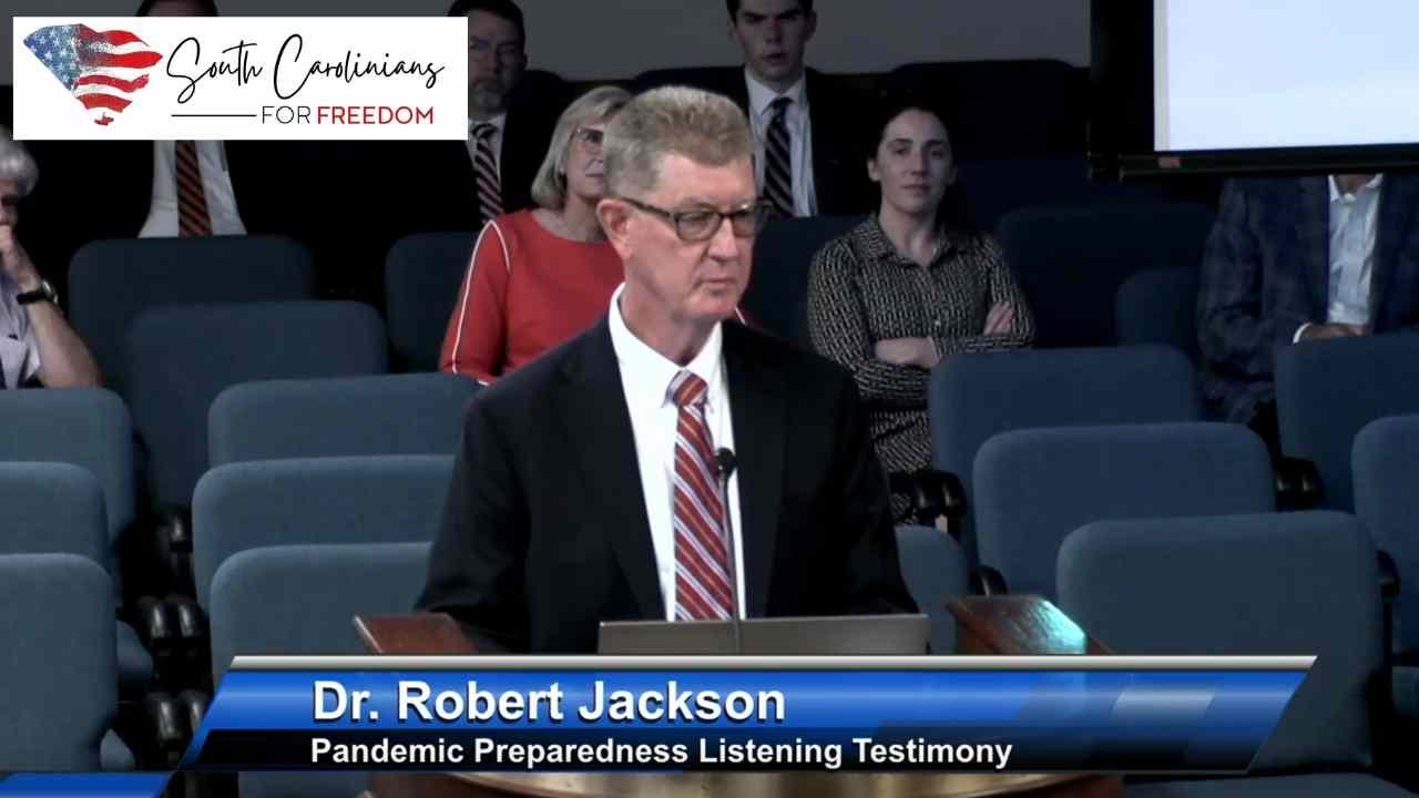 SC Senate Hearing - Dr. Robert Jackson - YouTube