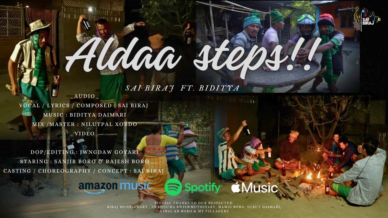 ALDAA STEPS || SAI BIRAJ FT. BIDITYA DAIMARI || OFFICIAL MUSIC VIDEO ...