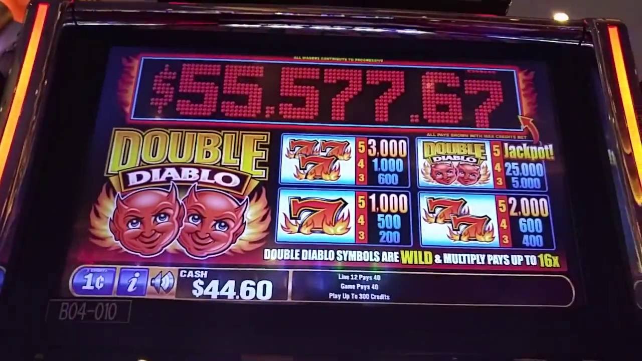 Double Diablo slot machine at Empire City casino - YouTube