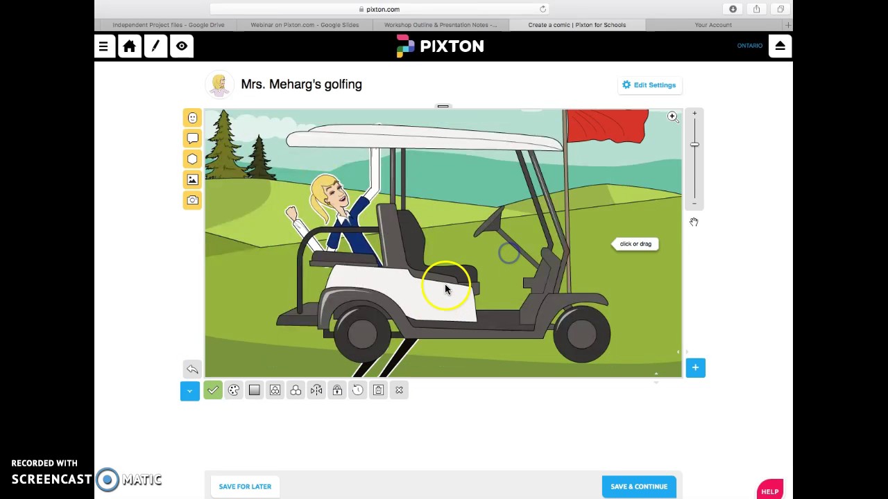 How to create a cartoon in Pixton.com - YouTube