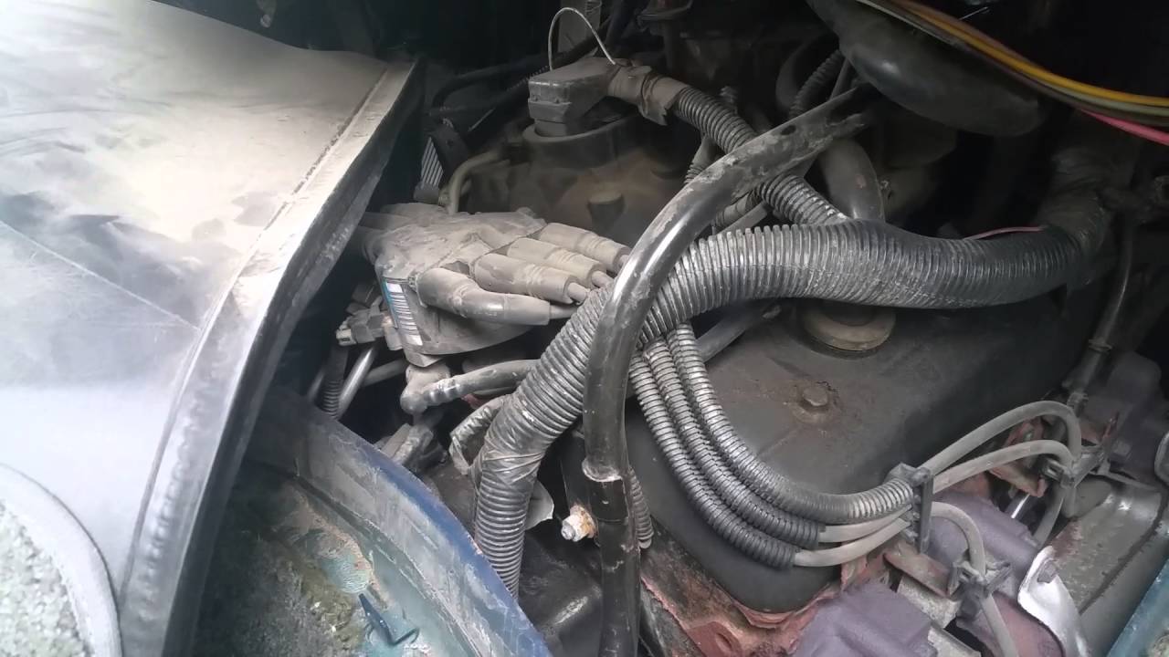 2003 chevy express tune up 4.3 liter - YouTube