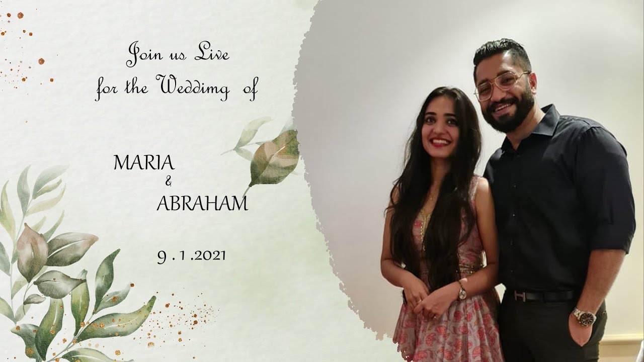 MARIA & ABRAHAM | WEDDING LIVE | 9/1/2021 - YouTube