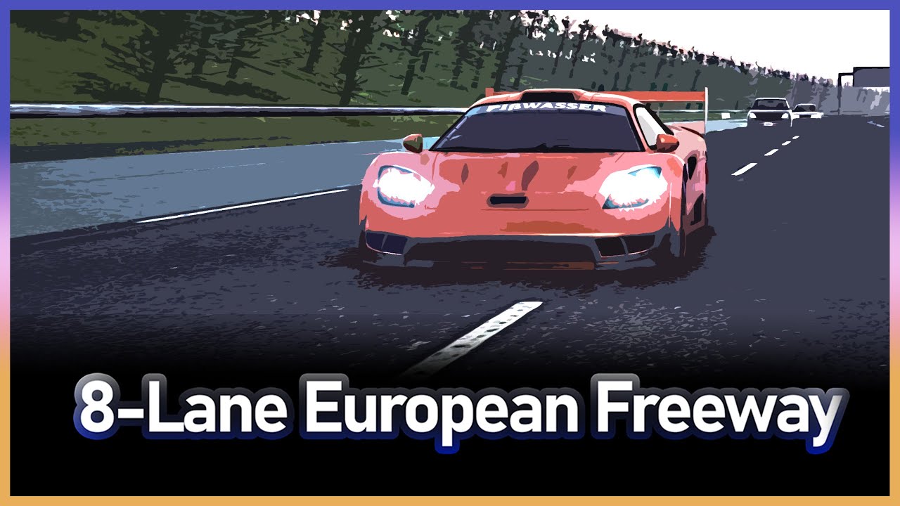 8 Lane European Freeway (Mod release) - YouTube