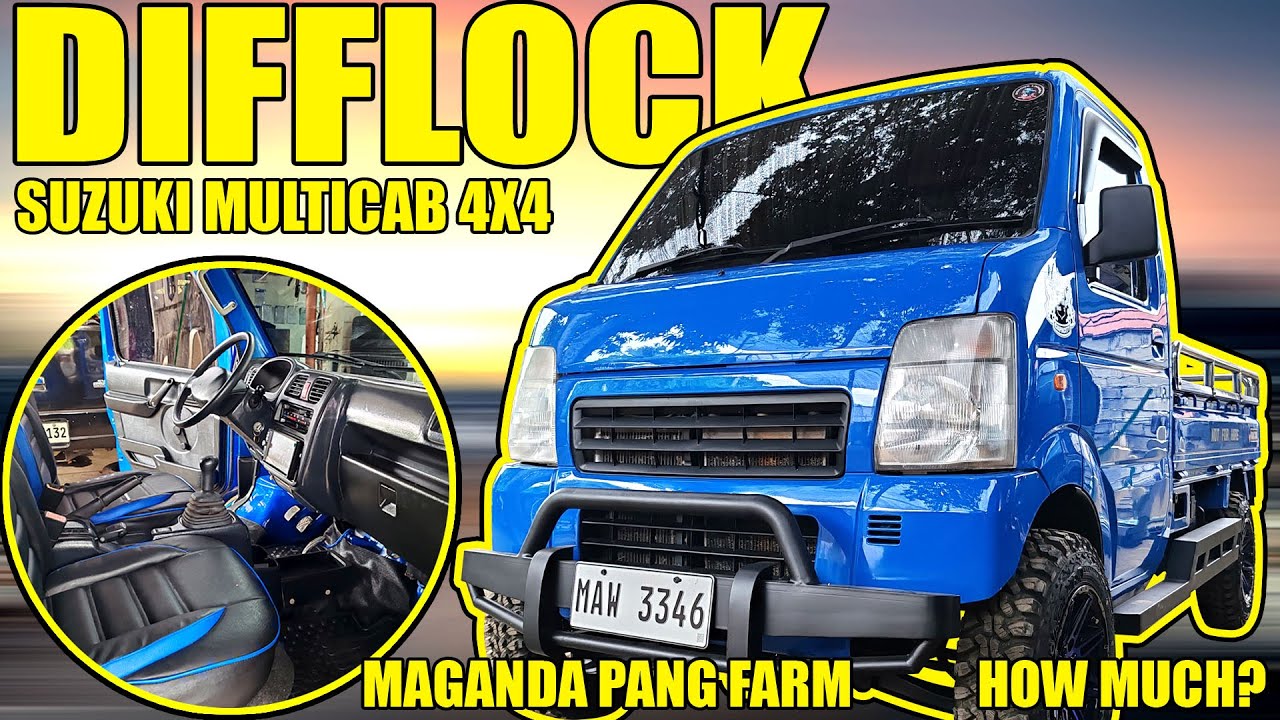 JAPANESE MINI CARRY TRUCK 4X4 MANUAL DIFFLOCK/MULTICAB - YouTube