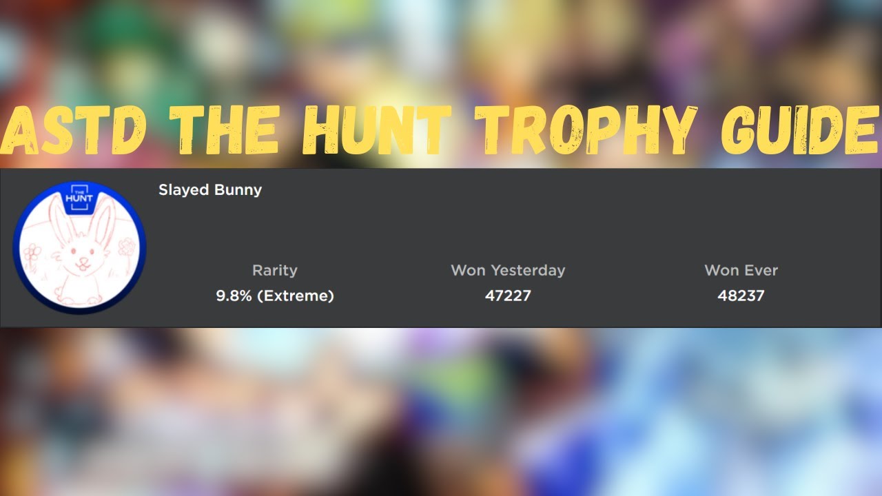 The Hunt Trophy Guide I All Star Tower Defense - YouTube