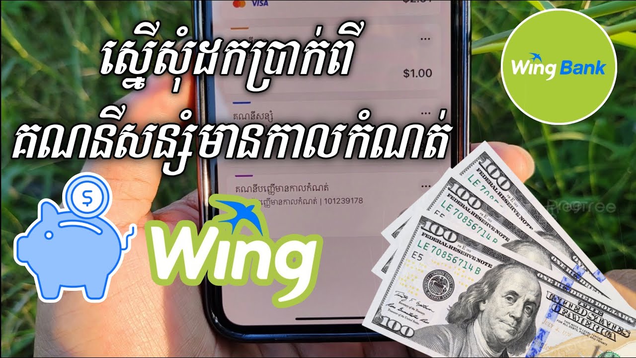 របៀបដកលុយមុនថ្ងៃកំណត់ពីគណនីសន្សំ Wing | Refund Money on Wing Bank ...