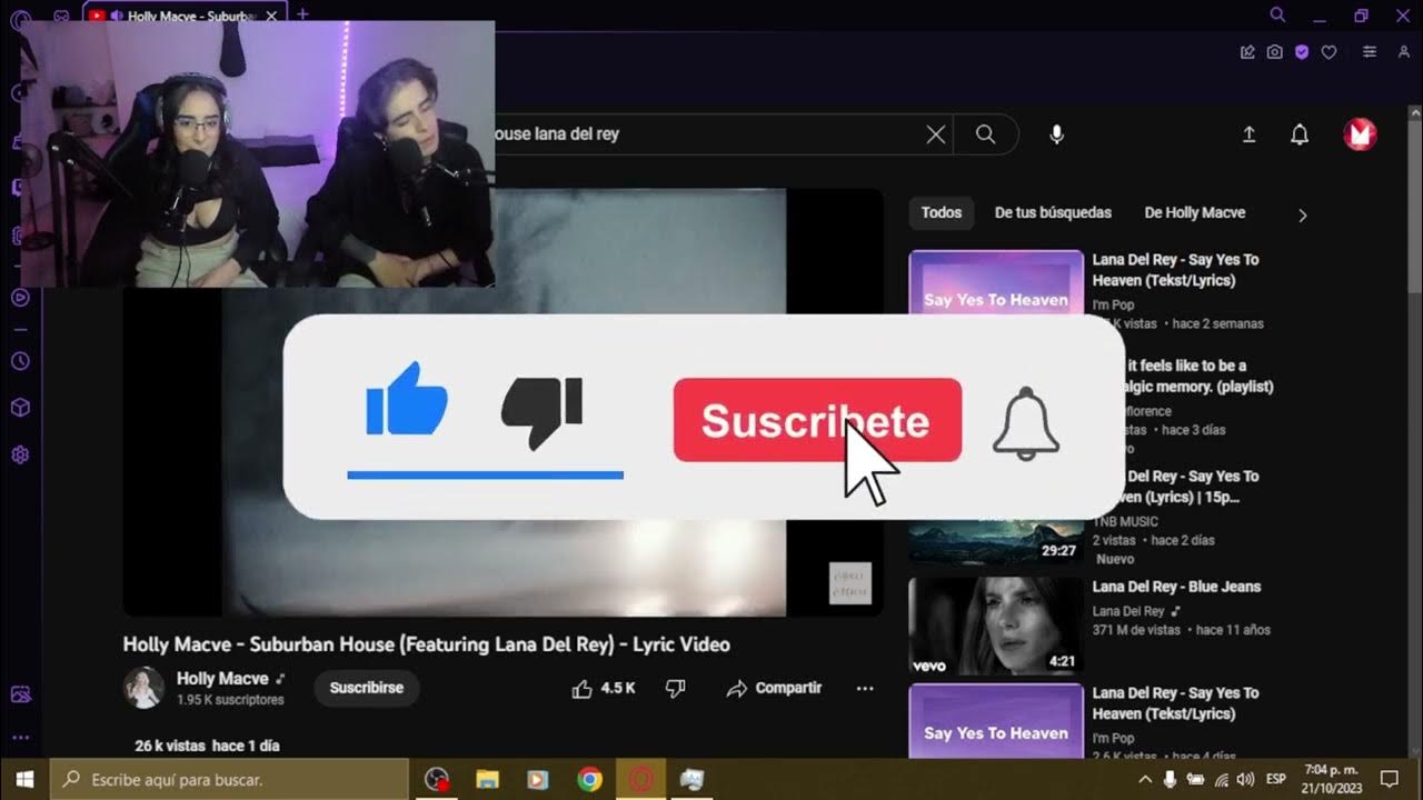 XIMAVEN y MISAS reaccionan a Suburban House de Holly Macve (feat. Lana Del Rey) - YouTube