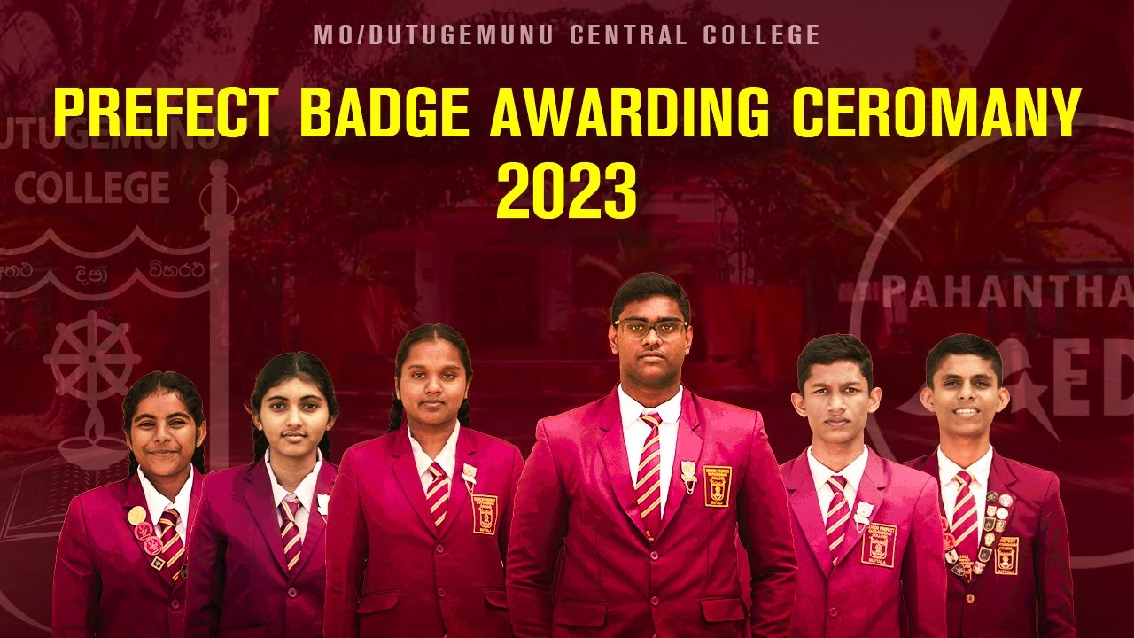 PREFECT BADGE AWARDING CEROMANY-2023 - YouTube