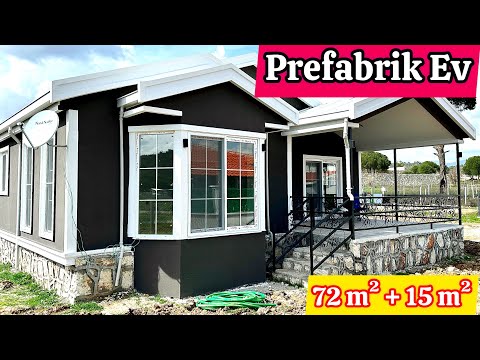 ÇOK SATAN MODEL Prefabrik Ev Turu Fiyatı - KAÇ PARA? MALİYET? Anahtar Teslim (72 m²)