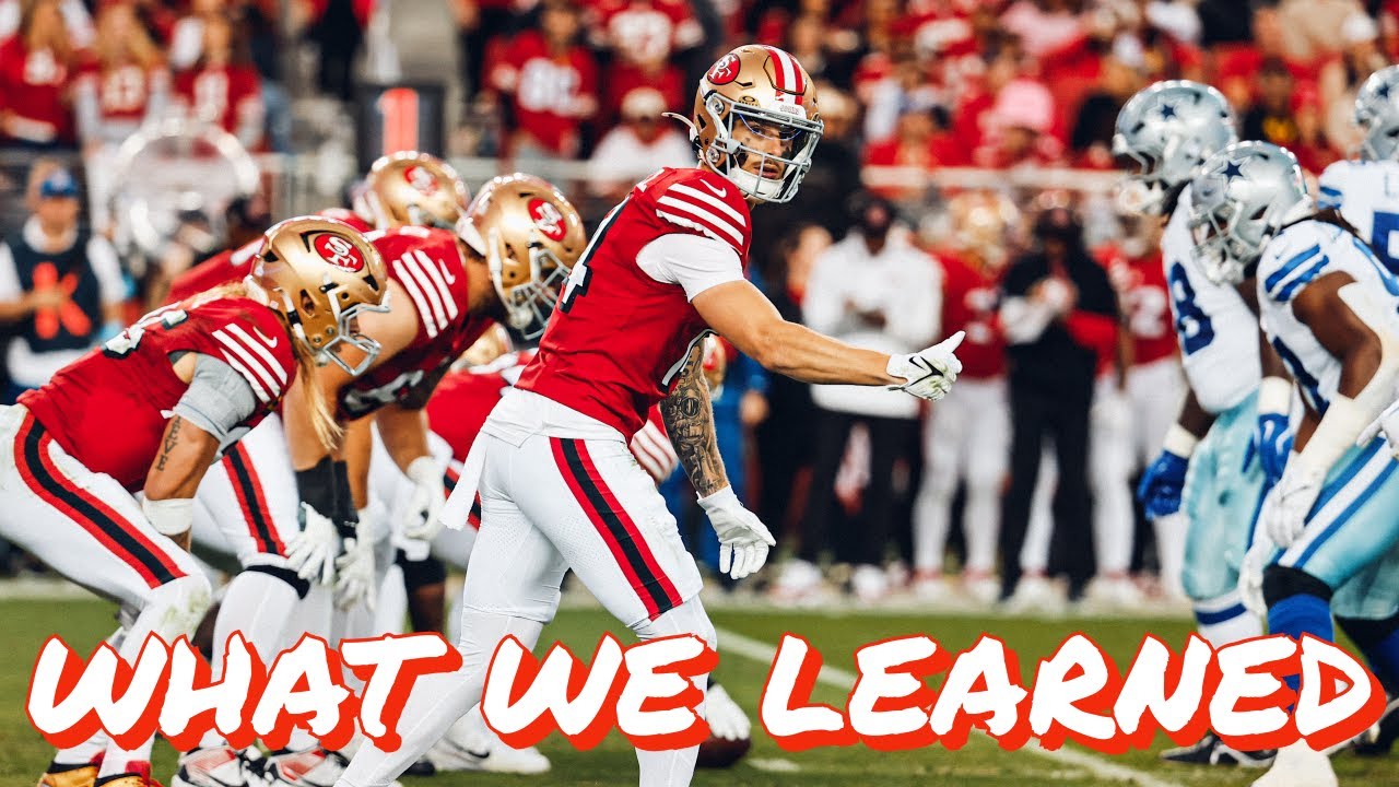 What We Learned About the 49ers Before the Bye Week - YouTube
