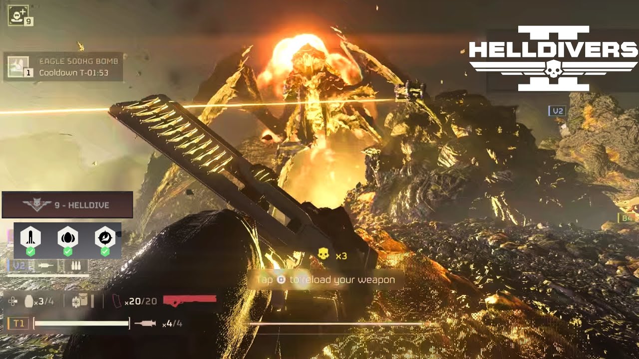 Helldivers 2 - Helldive - Operation Bug Extermination All Missions (Level 9 Difficulty) - YouTube