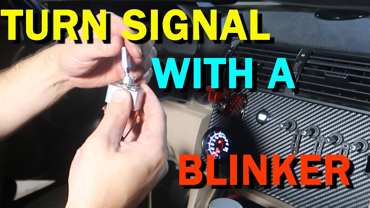 How to Wire The Turn Signal on a Racing or Drift Car - YouTube