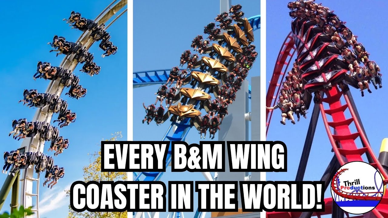 Every B&M Wing Coaster in the World! (2024 Edition) - YouTube