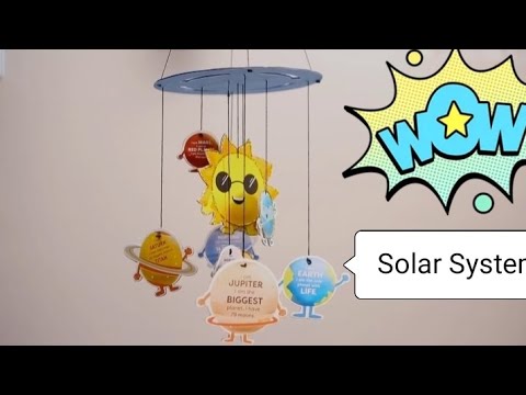 Easy Kids Projects - Hanging Solar System - Kids Learning - YouTube