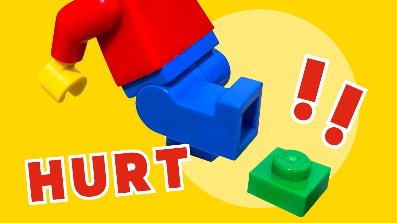 LEGO STOP MOTION | Lego Man steps on a Lego - YouTube