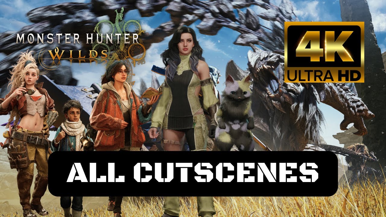 Monster Hunter Wilds All Cutscenes Cinematics 4K (Game Movie) - YouTube