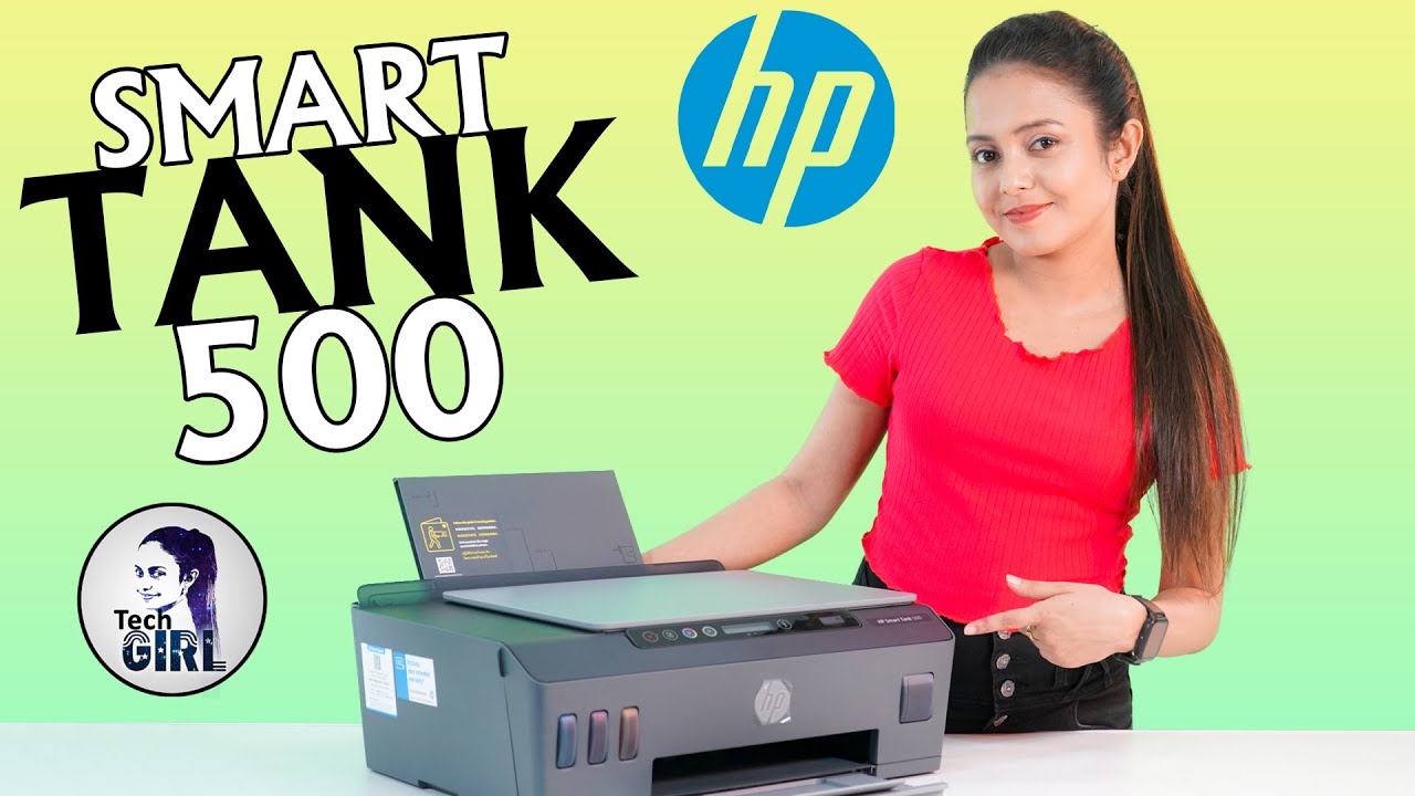 HP SMART TANK 500 all-in-one printer Unboxing and Quick Review in ...