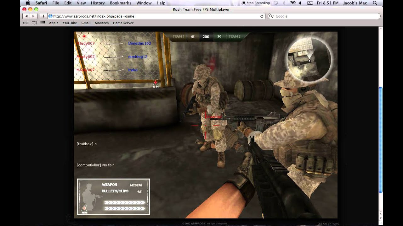 Rush Team Multiplayer FPS Shotgun Fun #2 - YouTube