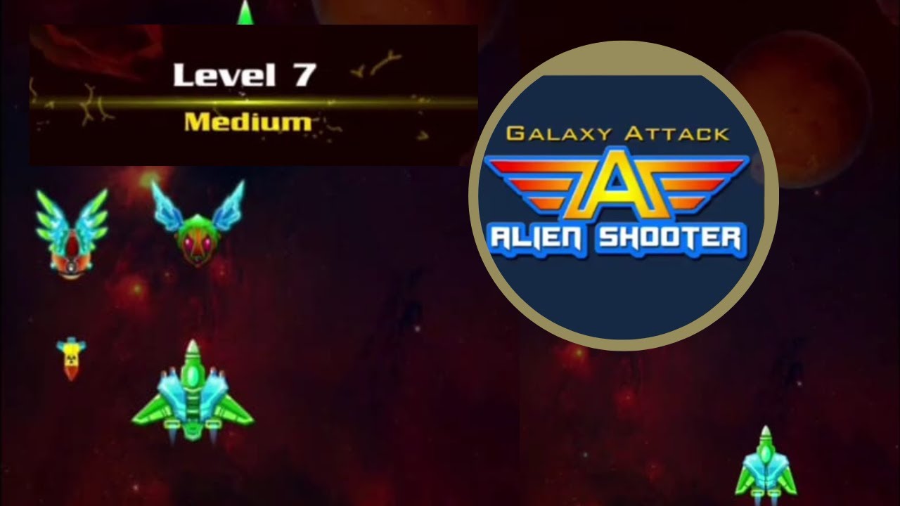 Alien shooter level 7|alien shooter |games 2023|galaxy attacks - YouTube
