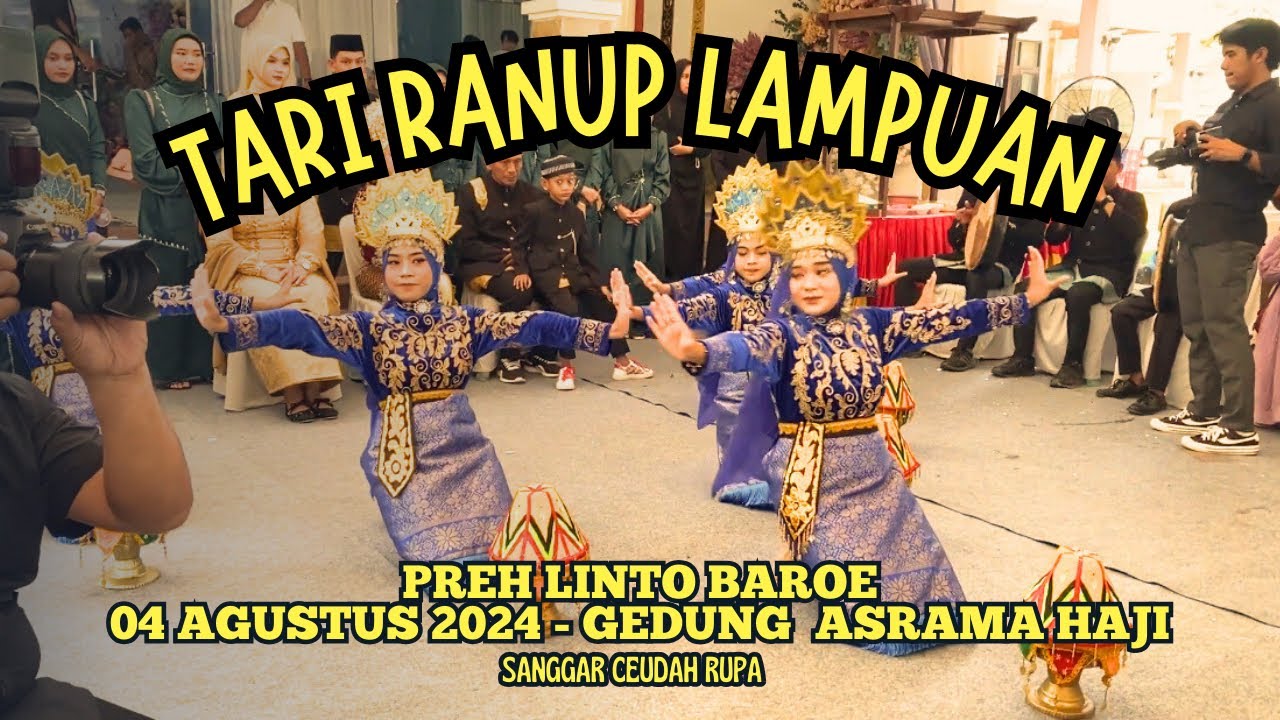 TARI RANUP LAMPUAN MENYAMBUT LINTOE BAROE - YouTube