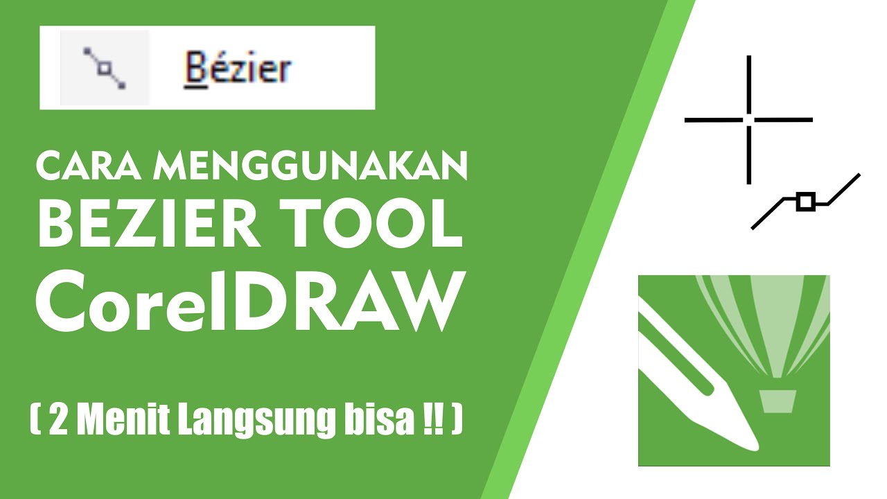 TUTORIAL CORELDRAW | Cara Menggunakan Bezier Tool - YouTube