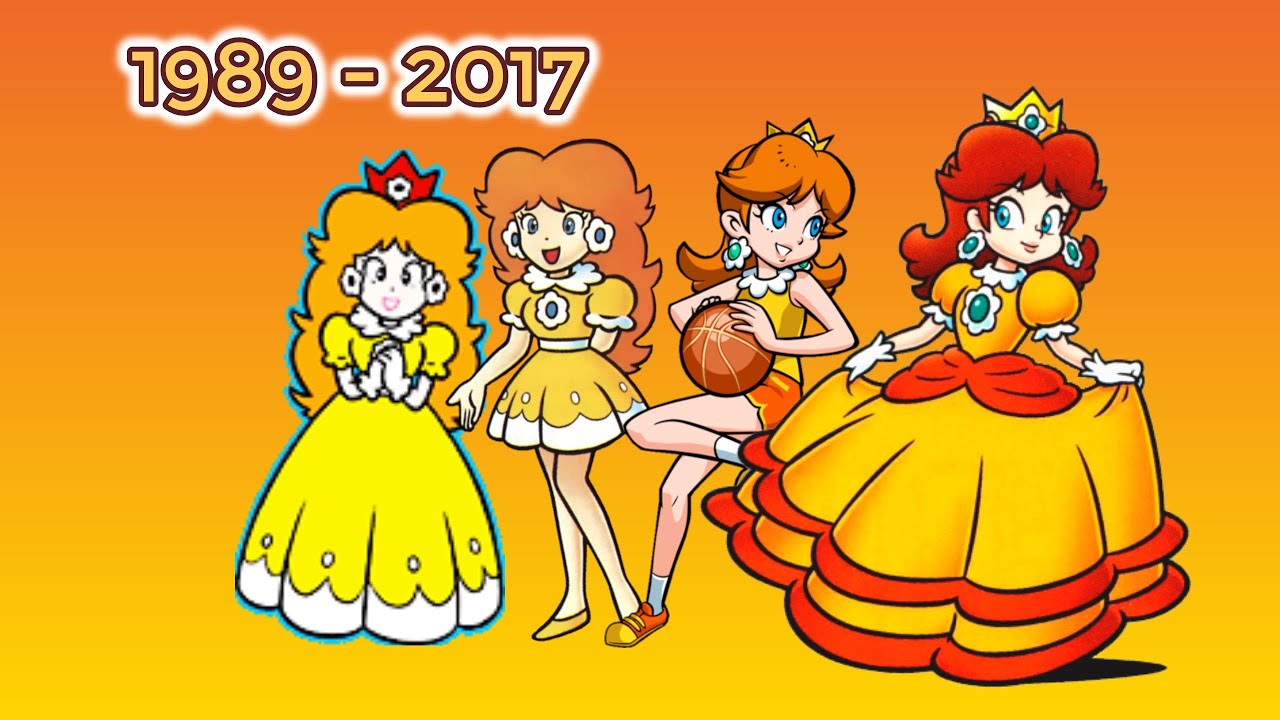 Evolution of Princess Daisy (1989 - 2017) - YouTube