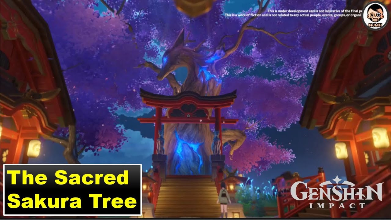 😲 The Sacred Sakura Tree (Quaking Aspen) of Inazuma | Genshin Impact ...