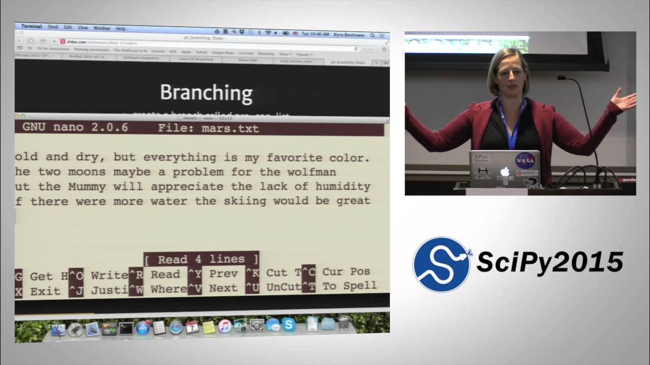 Software Carpentry 2 Day Scientific Python Course Part 3 of 4 | SciPy ...