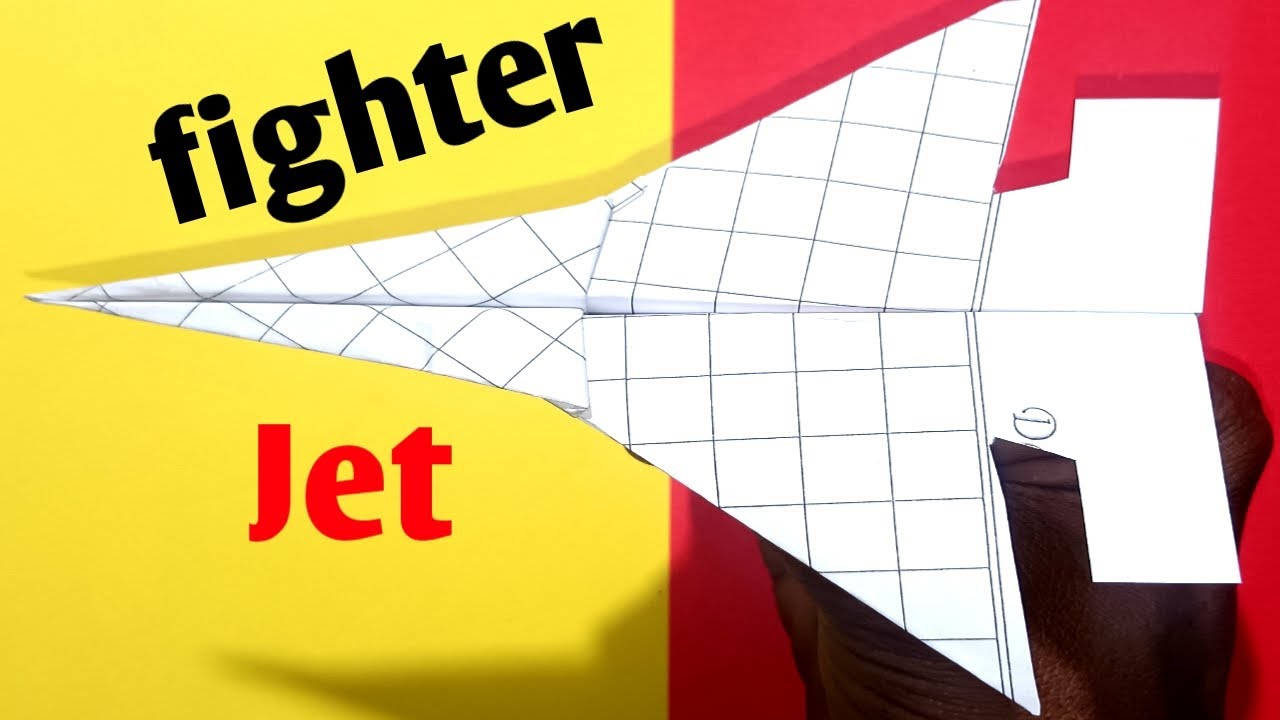 How to make Fighter Jet Plane _ Easy Fighter Jet - YouTube
