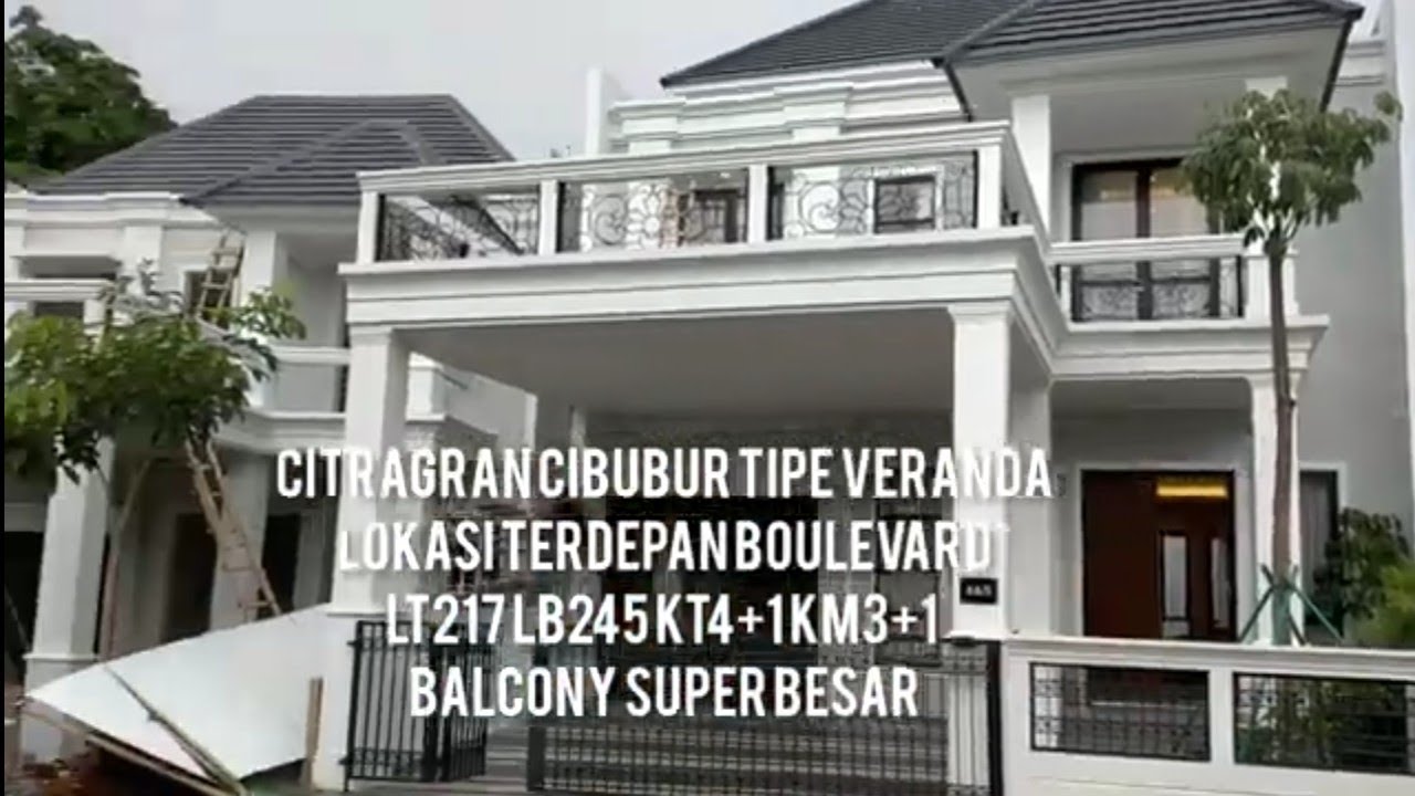 Dijual Fully furnished Rumah Contoh Tipe Veranda - YouTube
