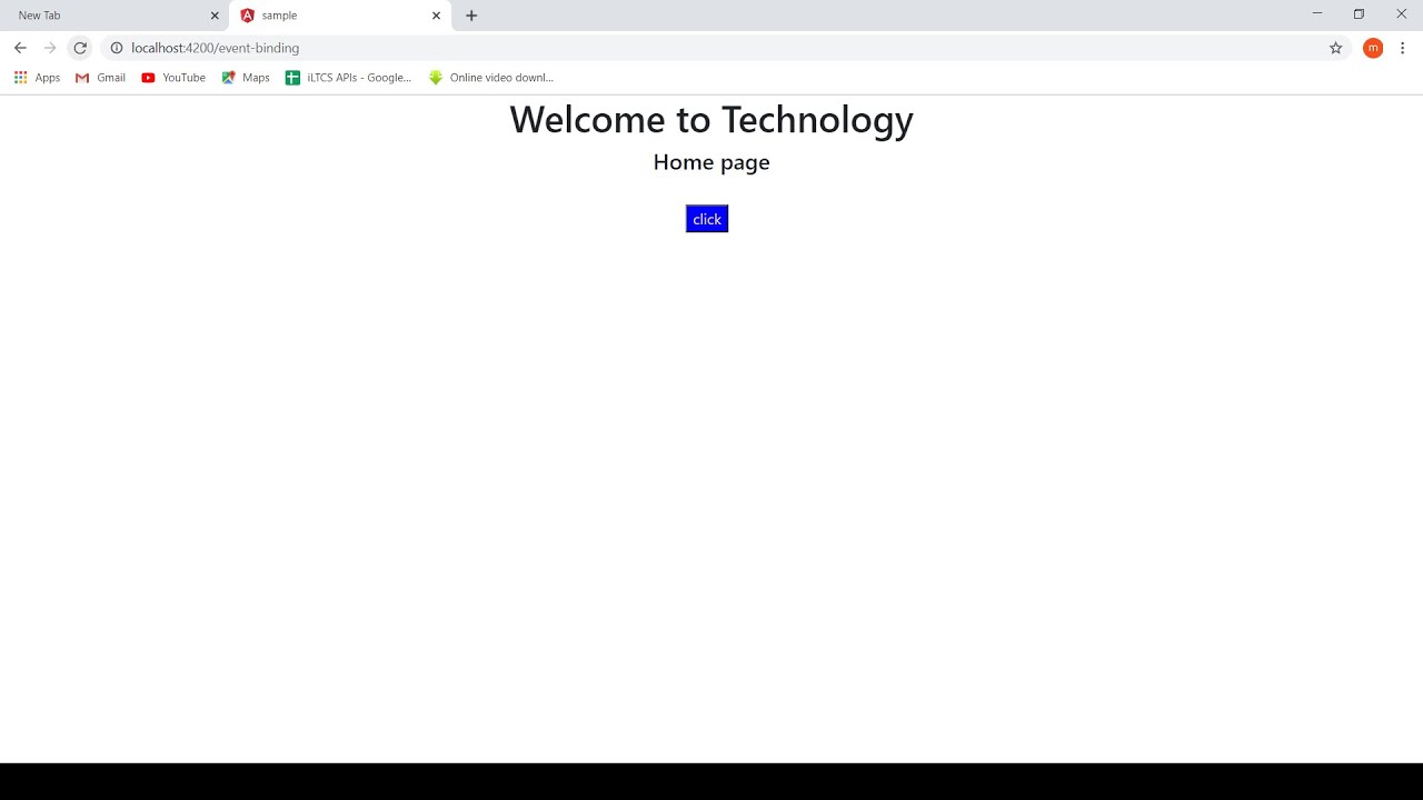 Event binding in Angular Beginners - YouTube