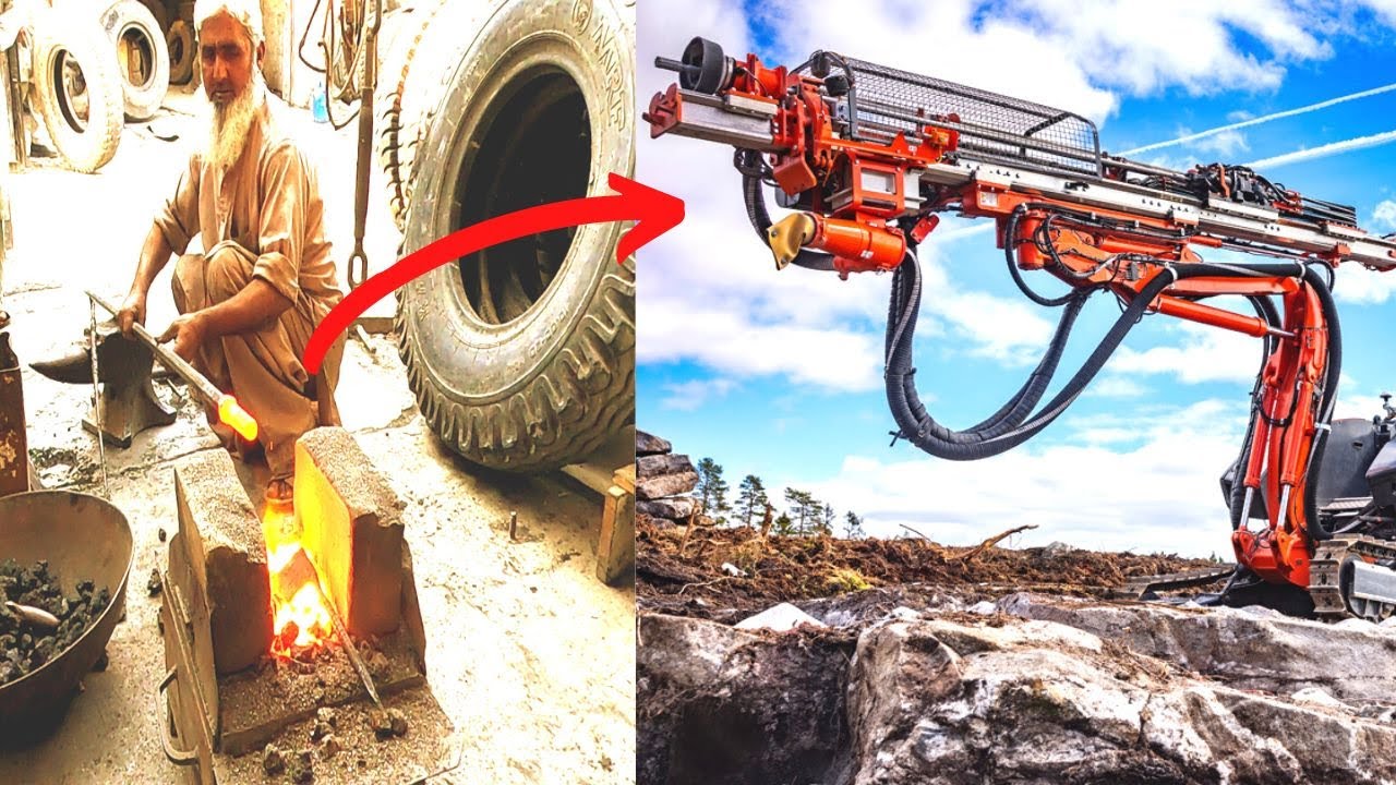 Straightening and Repairing a Dynamite Blasting Rod - YouTube