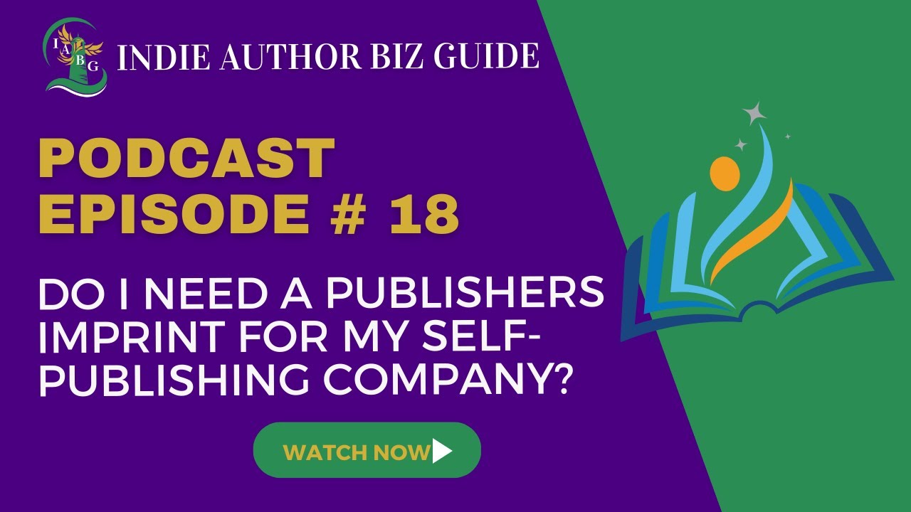 Do I Need a Publisher’s Imprint for my Self-Publishing Company? - YouTube